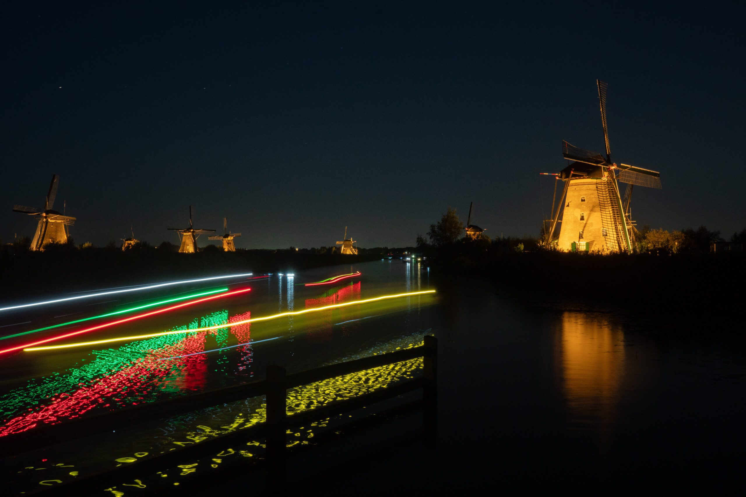 Borrelboot Verlichtingsweek - Kinderdijk